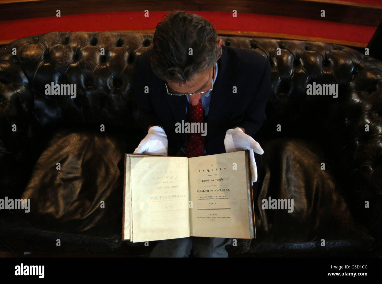 Head of books at Lyon & Turnbull Simon Vickers looks at a first edition ...