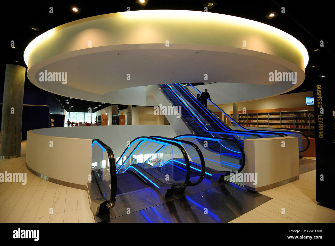 General view book rotunda library birmingham hi-res stock photography ...
