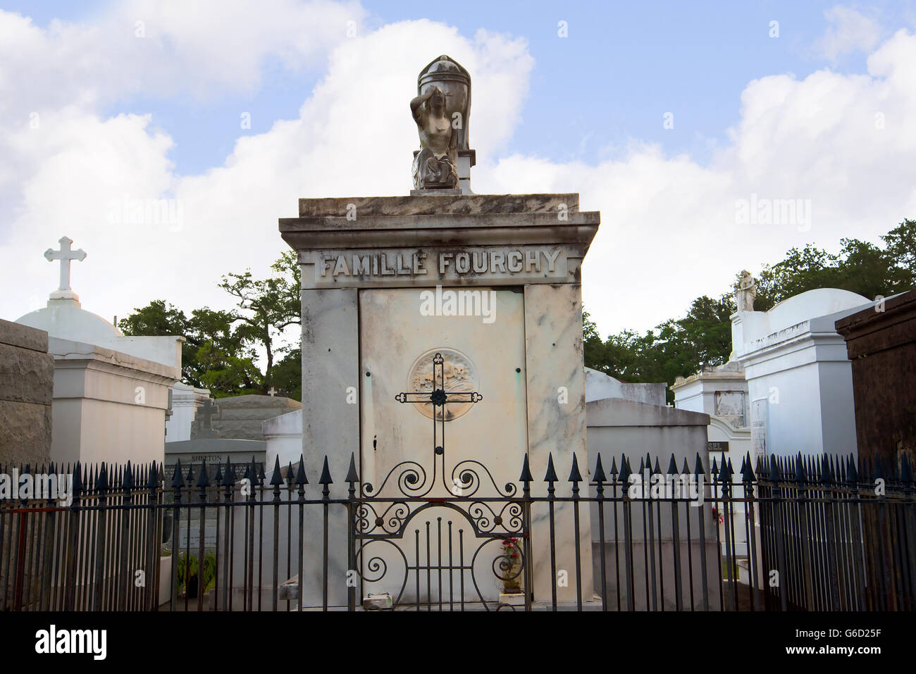 One of the above ground Cemeteries in New Orleans Louisiana USA Stock ...