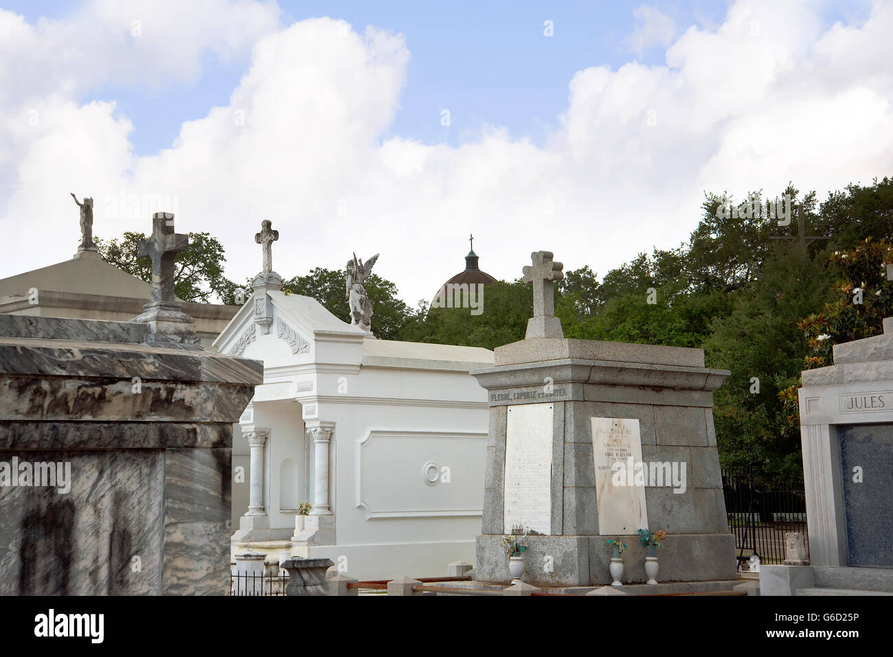 One of the above ground Cemeteries in New Orleans Louisiana USA Stock ...