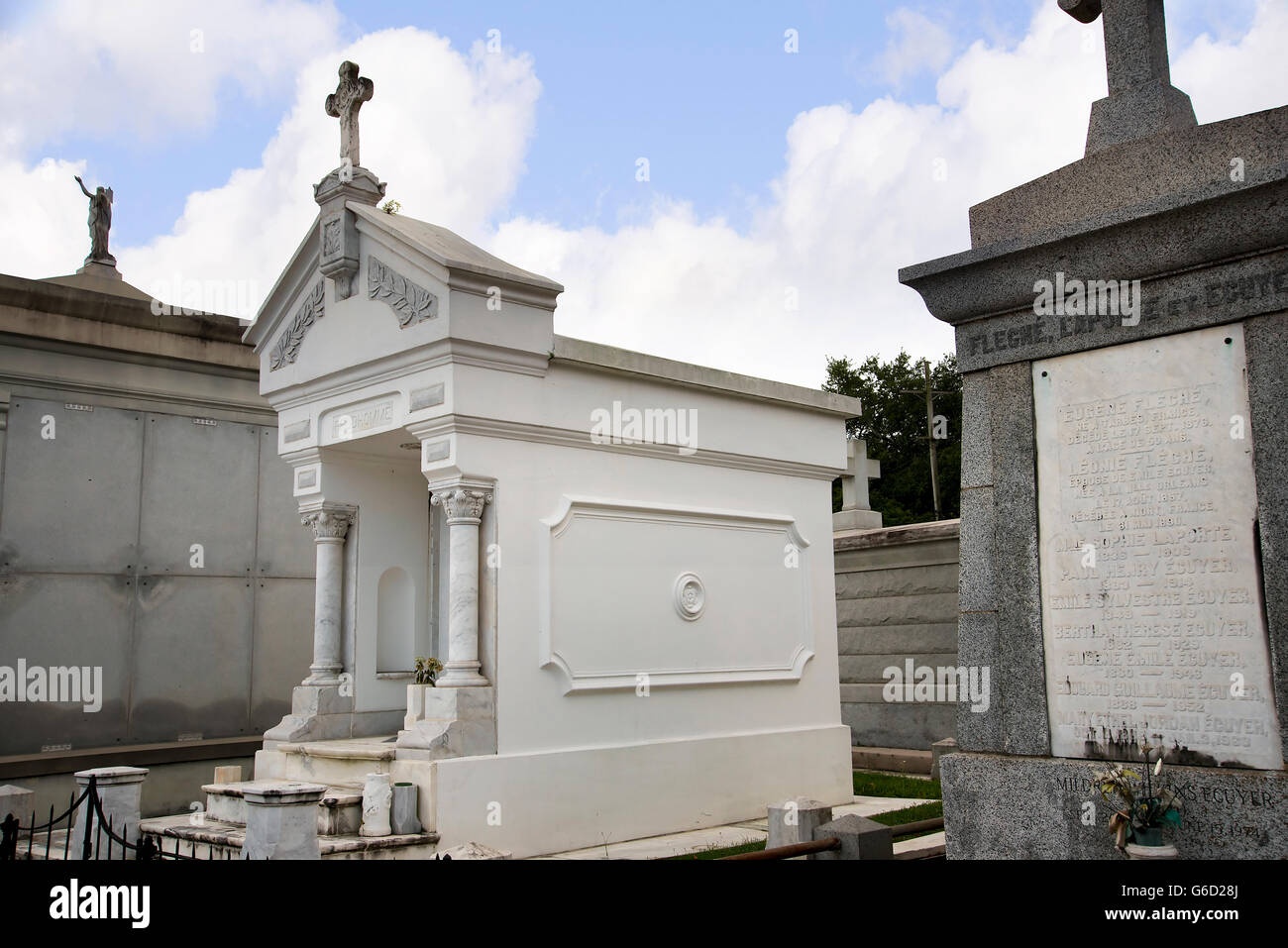 One of the above ground Cemeteries in New Orleans Louisiana USA Stock ...