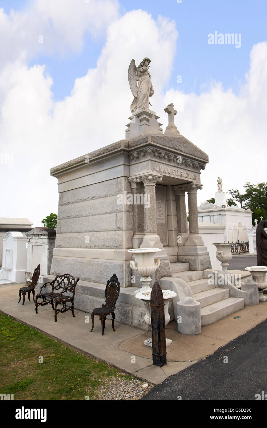 One of the above ground Cemeteries in New Orleans Louisiana USA Stock ...