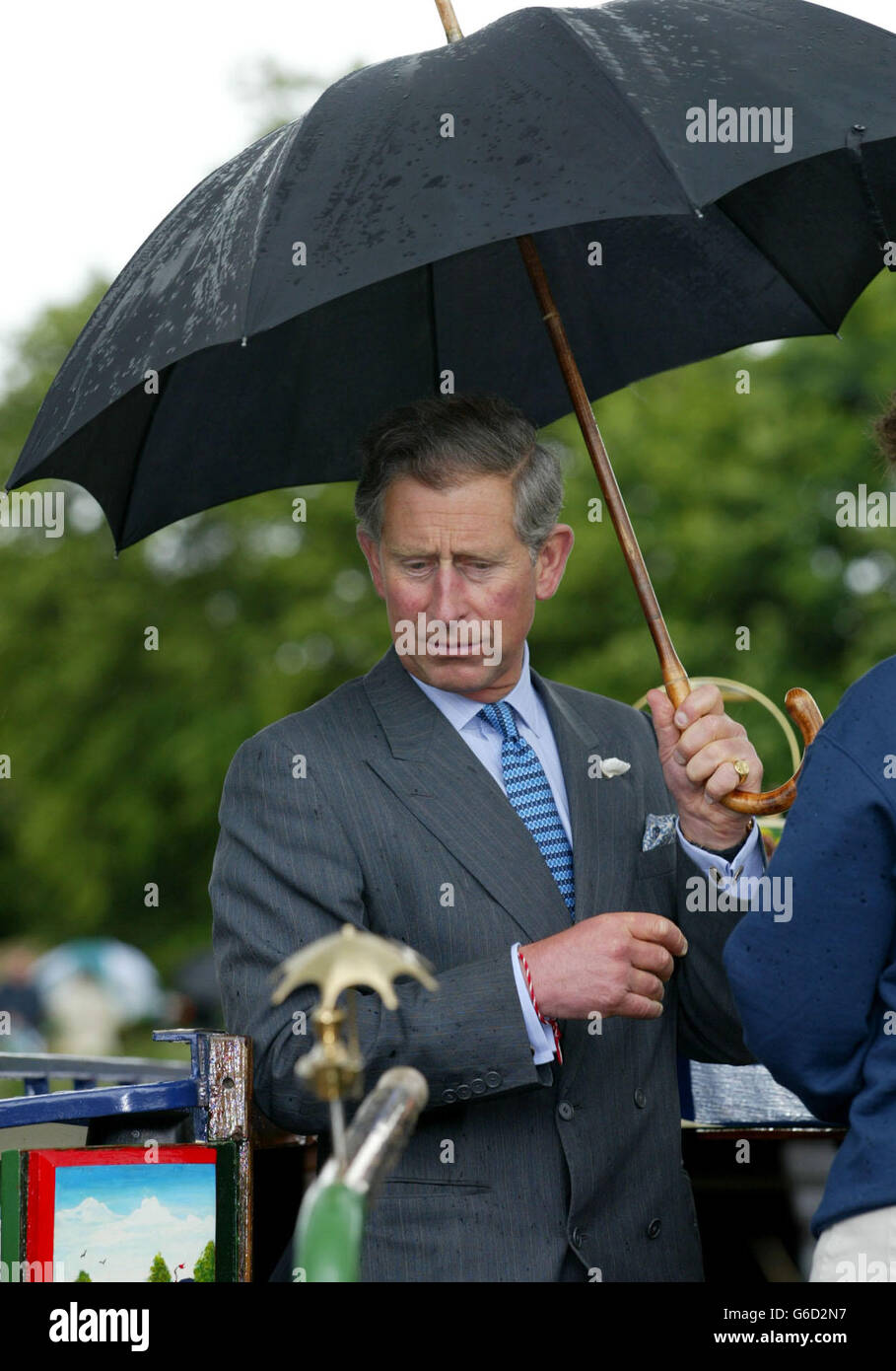 The Prince of Wales takes the tiller of Stephen and Jane Clements ...