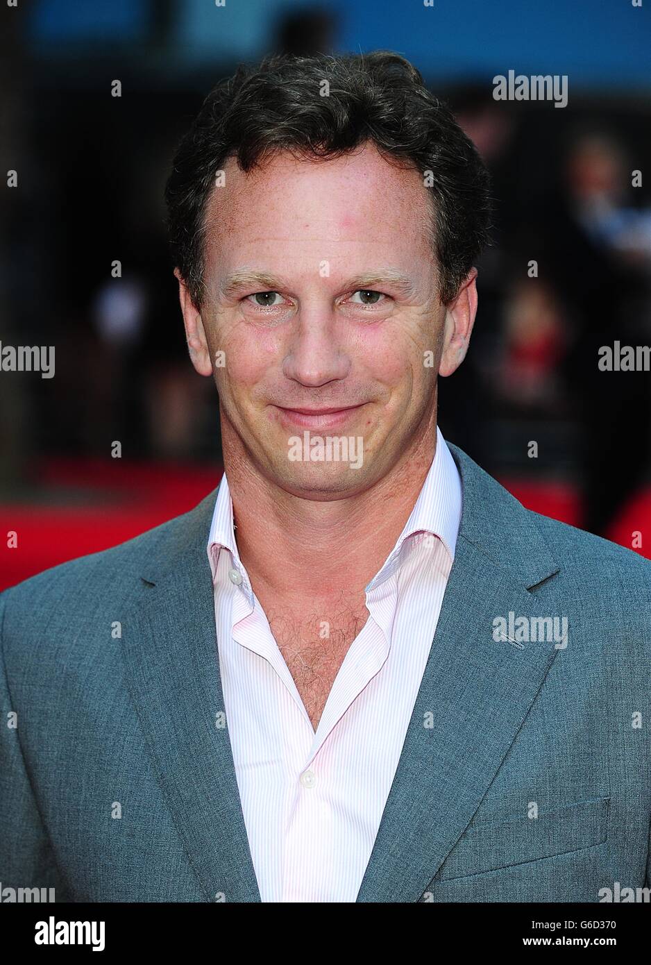 Christian Horner arriving for the premiere of Rush at the Odeon ...