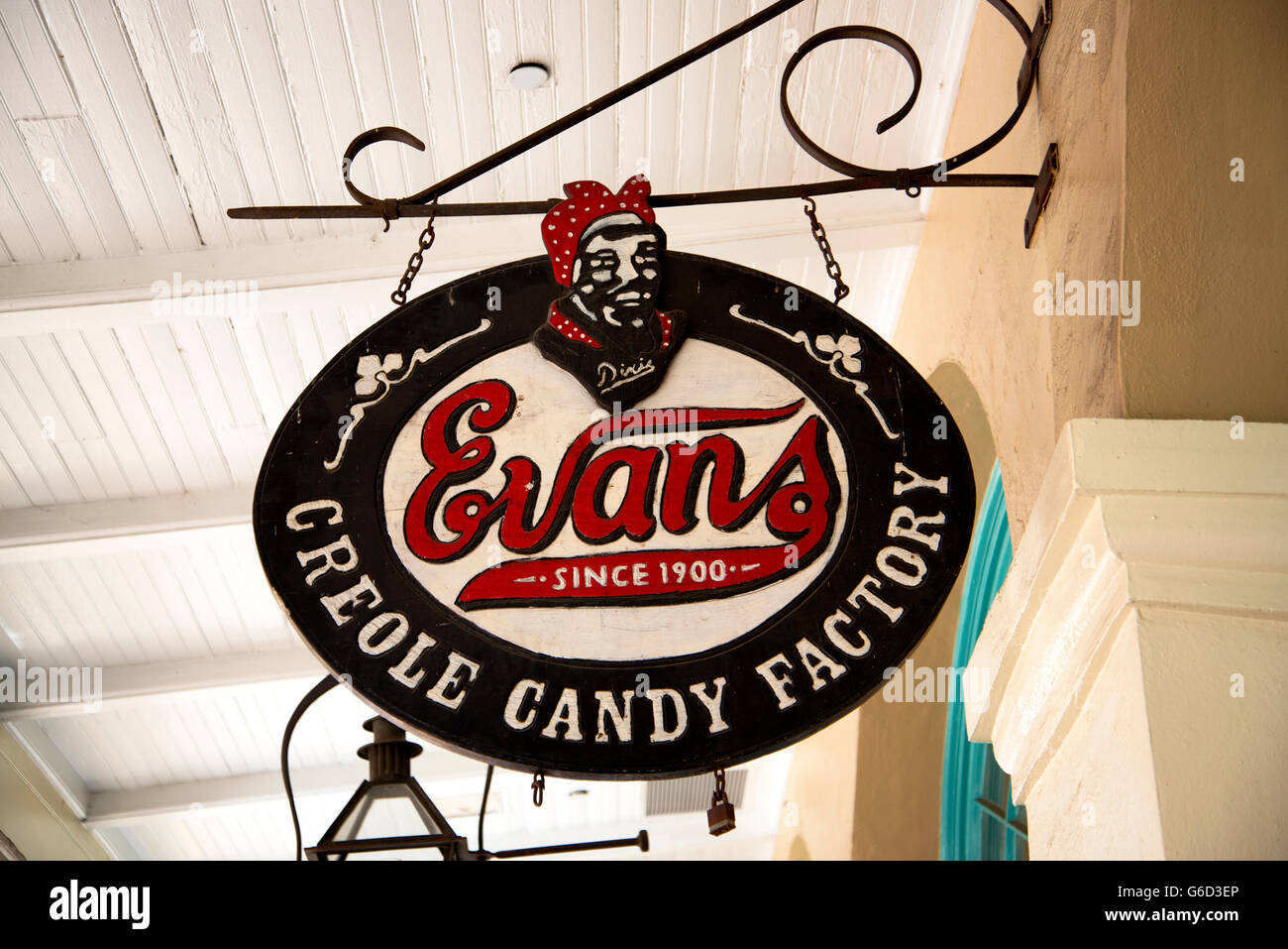 Candy Store in the French market in New Orleans a Louisiana city on the ...