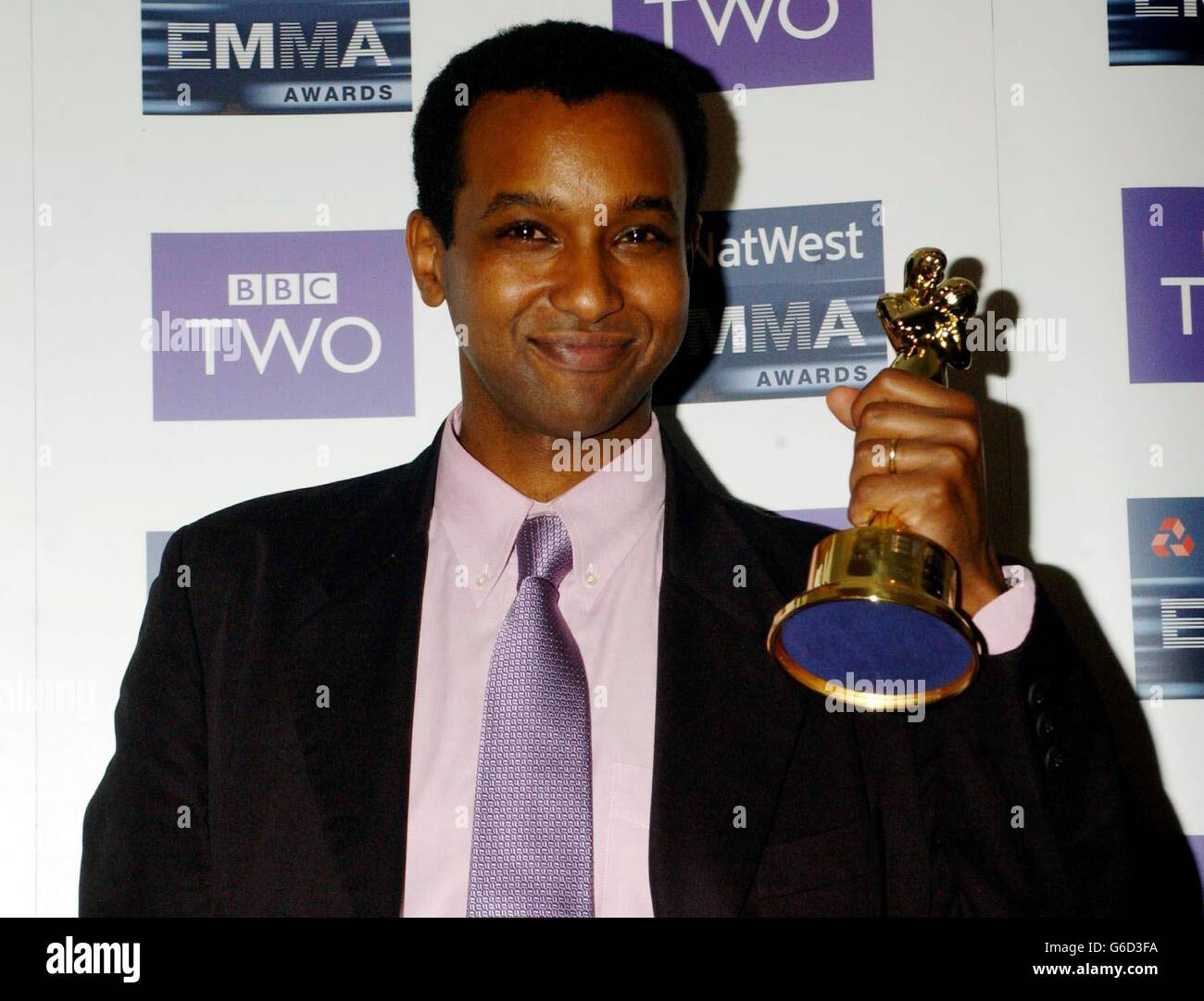 BBC reporter Rageh Omaar with his Best TV News Journalist award at the ...