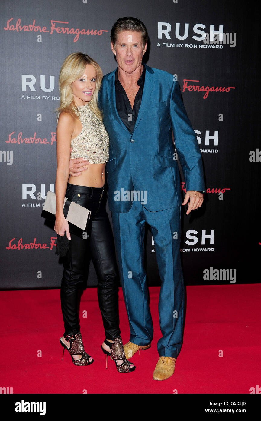 'Rush' Premiere - London Stock Photo - Alamy