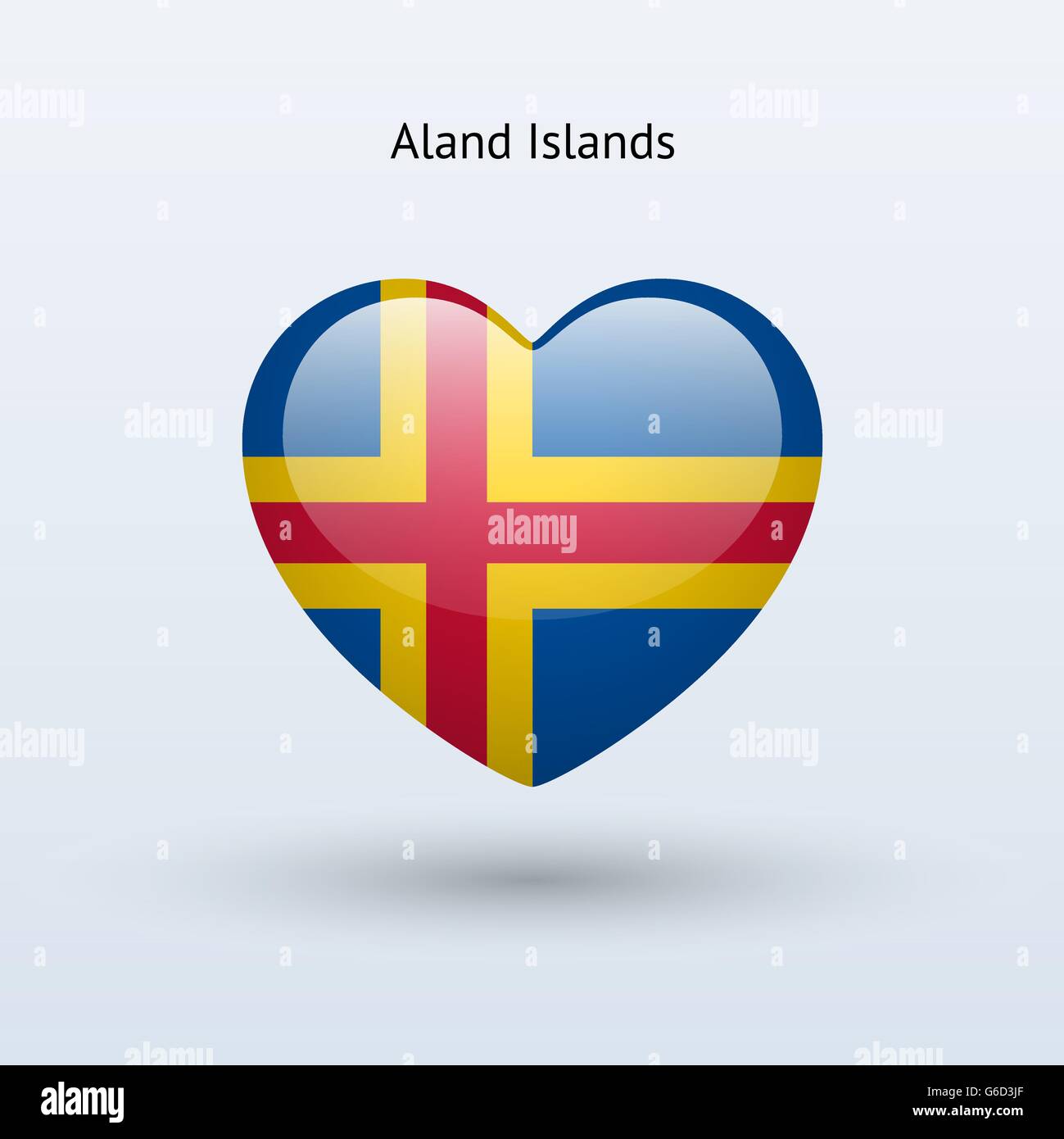 Aland flag background Stock Vector Images - Alamy