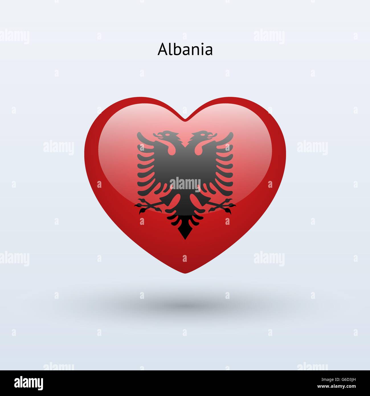 Albania love Stock Vector Images - Alamy