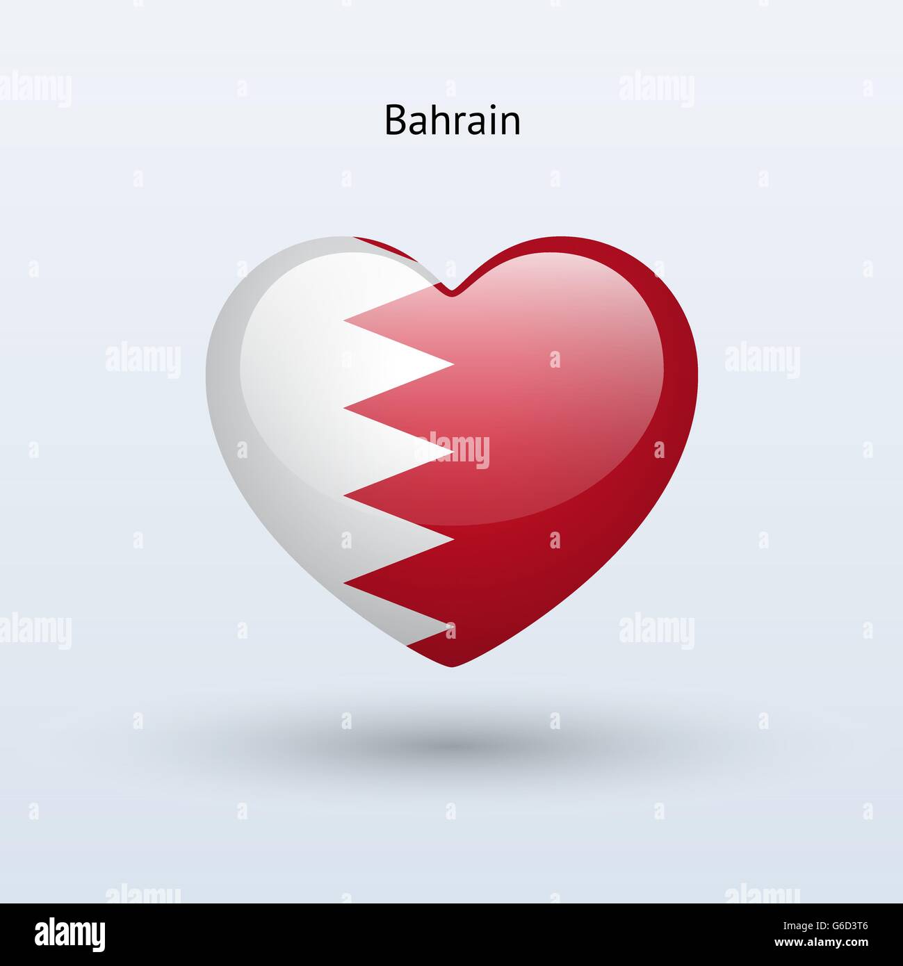 Bahrain heart Stock Vector Images - Alamy