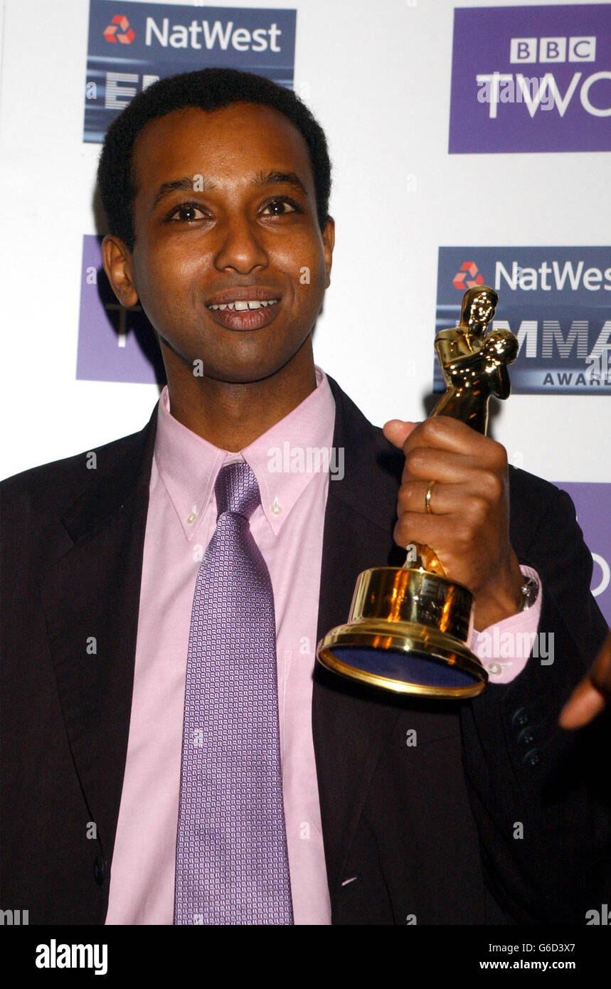 BBC reporter Rageh Omaar with his Best TV News Journalist award at the ...
