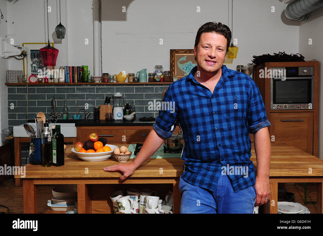 Jamie Oliver promotes Save With Jamie Stock Photo - Alamy