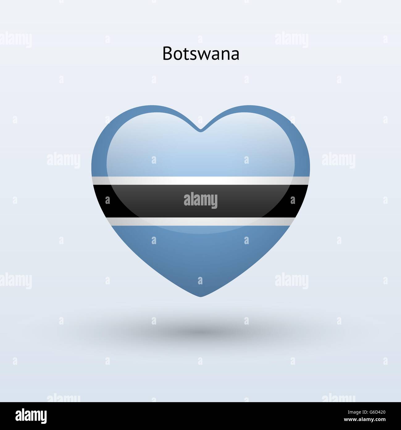 Love Botswana symbol. Heart flag icon Stock Vector Image & Art - Alamy