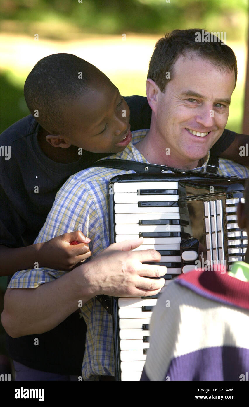 Pilot Simon Wood of Barnet, London, changes his flight instruments for ...