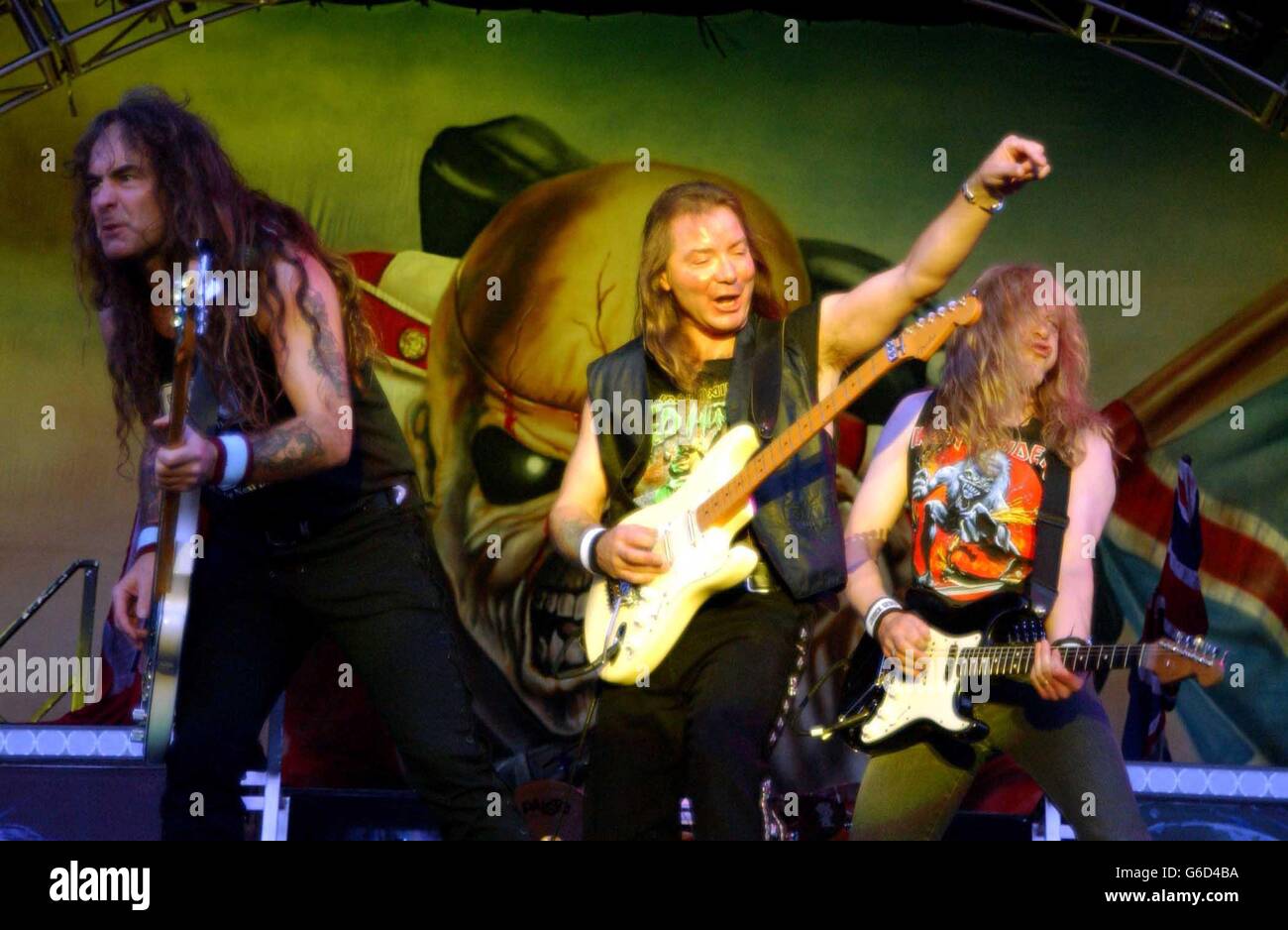 Iron maiden from left steve harris hi-res stock photography and images ...