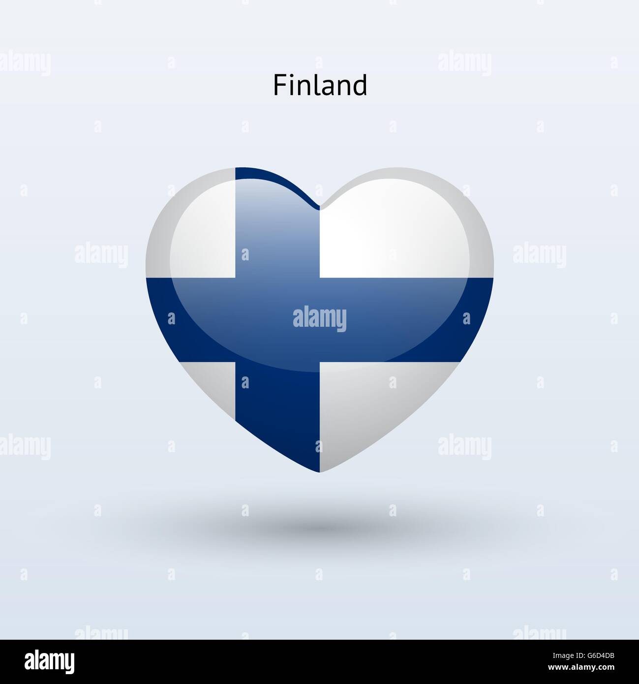 Love Finland symbol. Heart flag icon Stock Vector Image & Art - Alamy