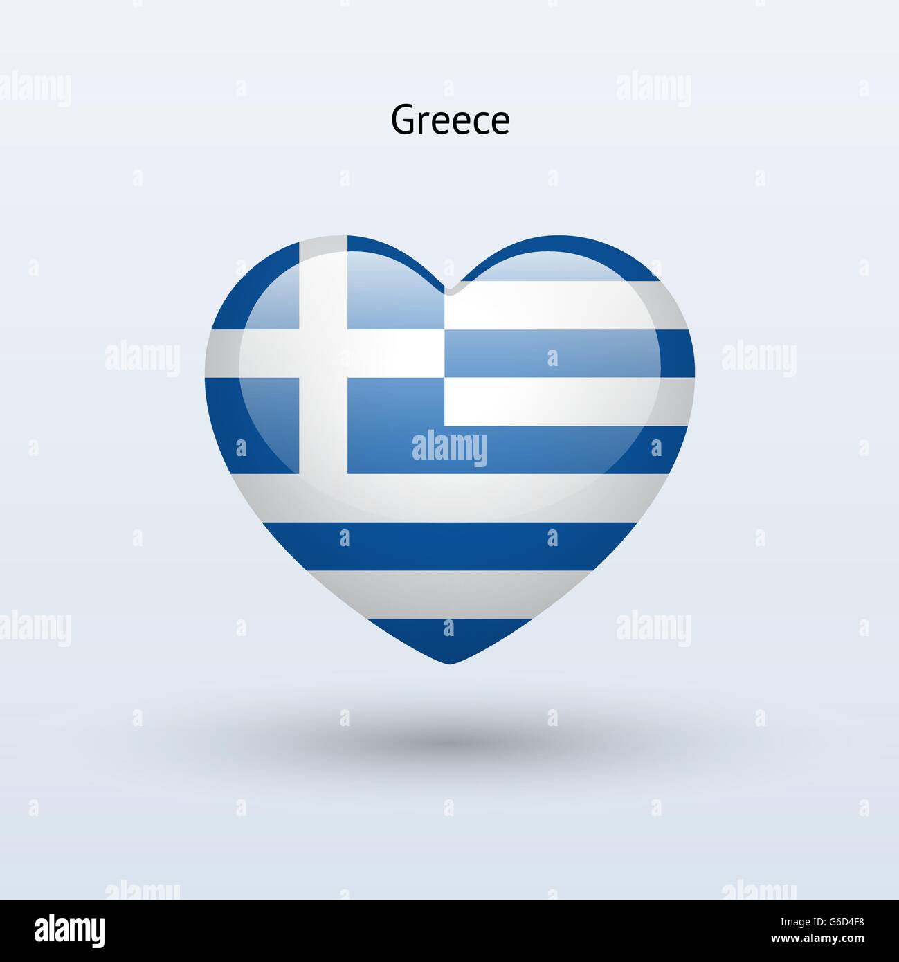 Love Greece symbol. Heart flag icon Stock Vector Image & Art - Alamy