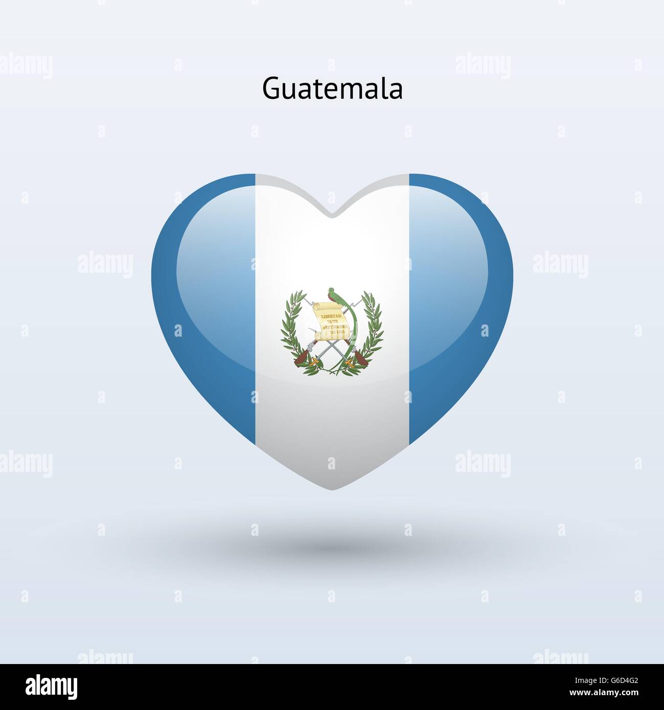 Love Guatemala symbol. Heart flag icon Stock Vector Image & Art - Alamy