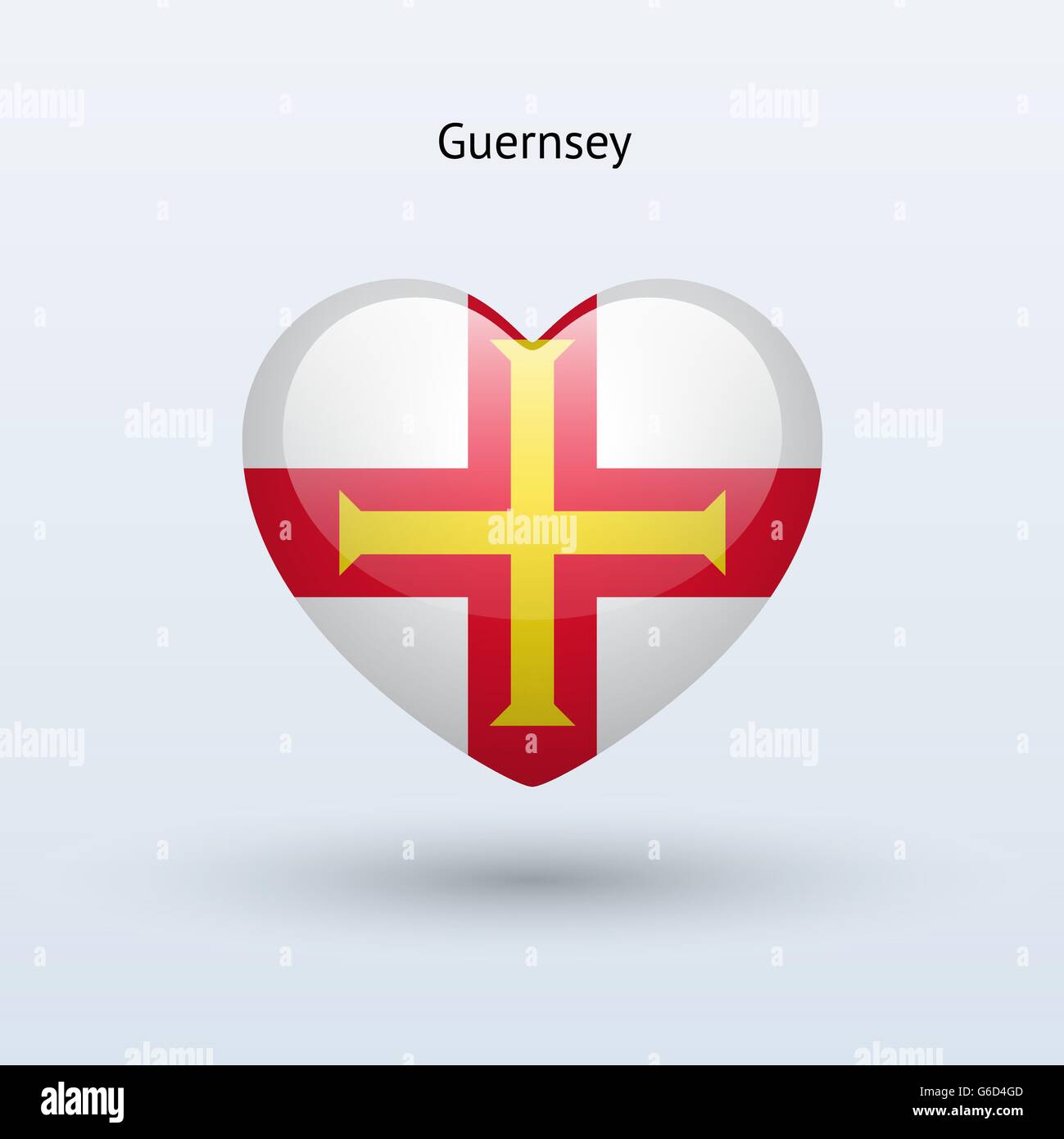 Guernsey official flag Stock Vector Images - Alamy