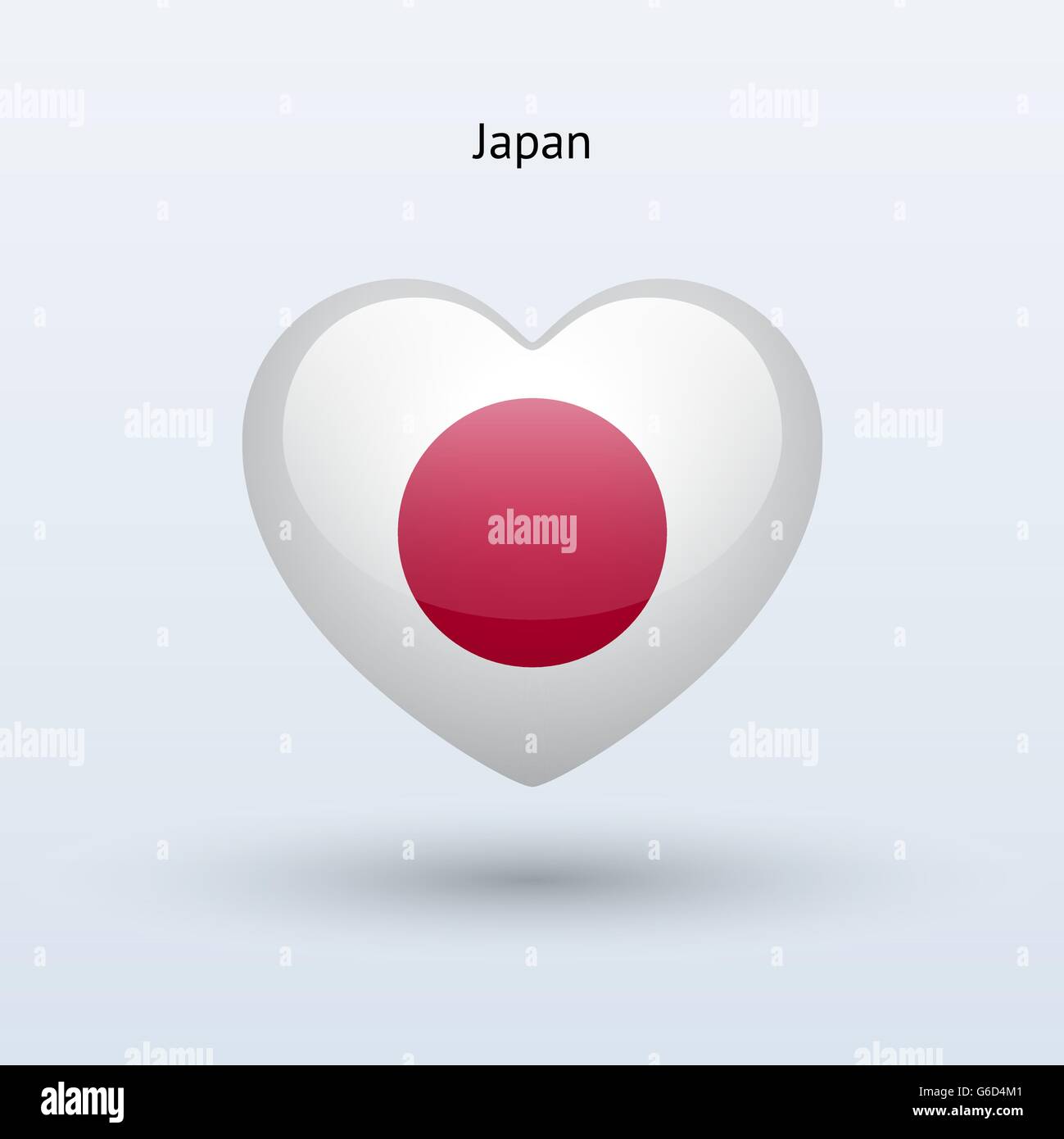 Love Japan symbol. Heart flag icon Stock Vector Image & Art - Alamy