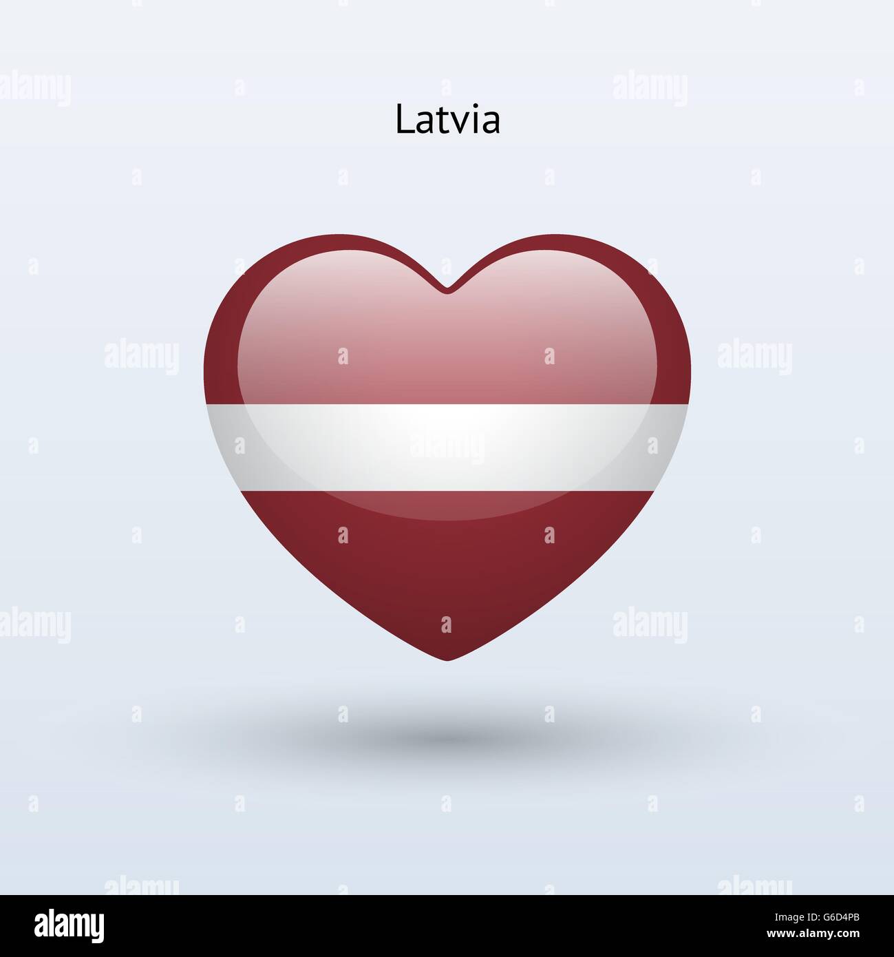 Love Latvia symbol. Heart flag icon Stock Vector Image & Art - Alamy