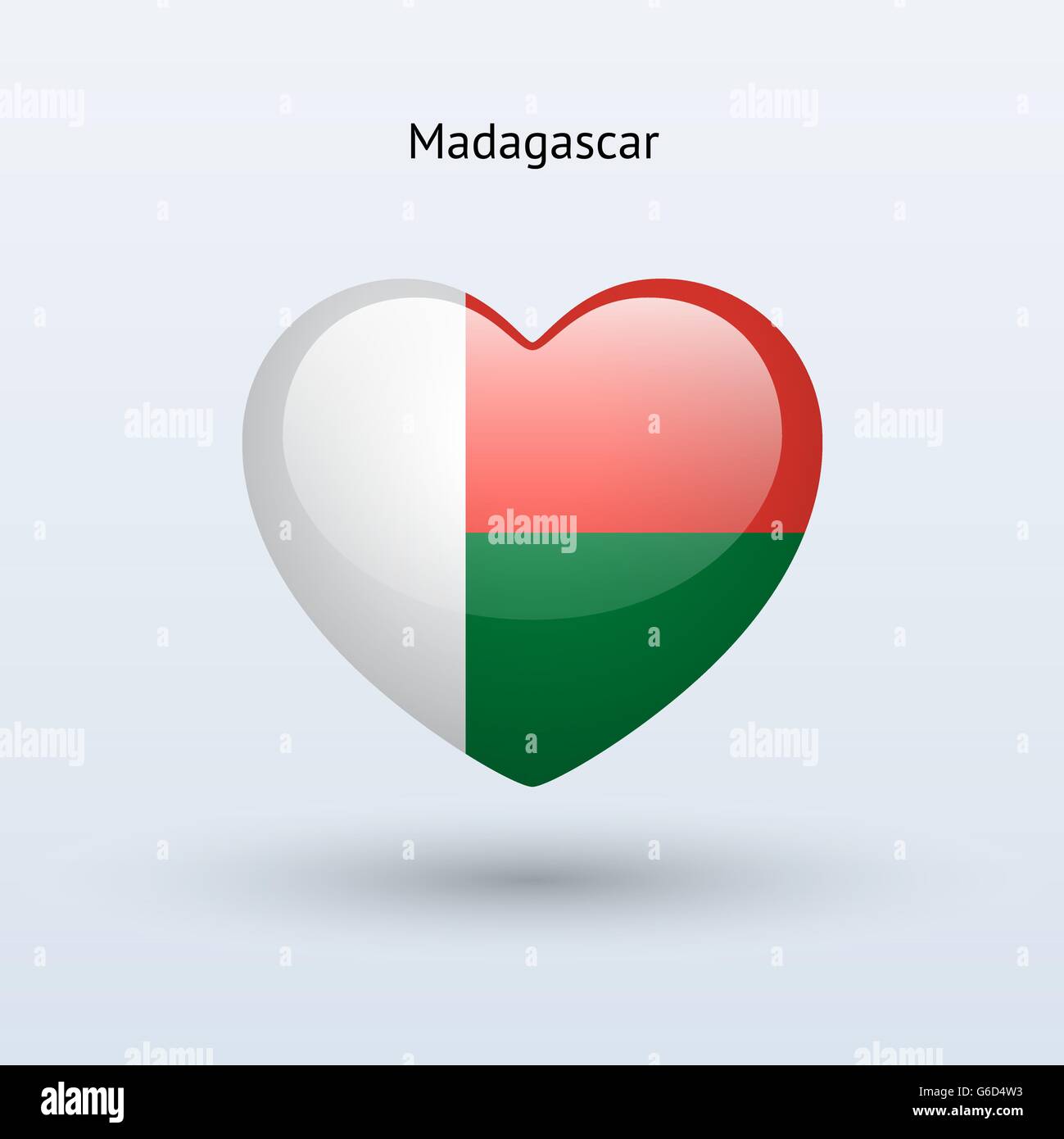 Love Madagascar symbol. Heart flag icon Stock Vector Image & Art - Alamy