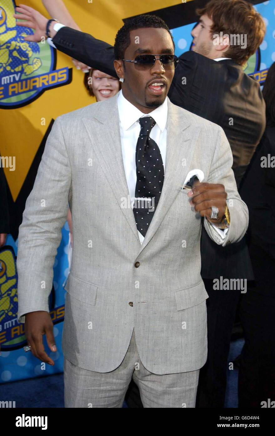 P Diddy arriving at The Shrine Auditorium, Los Angeles for the MTV ...