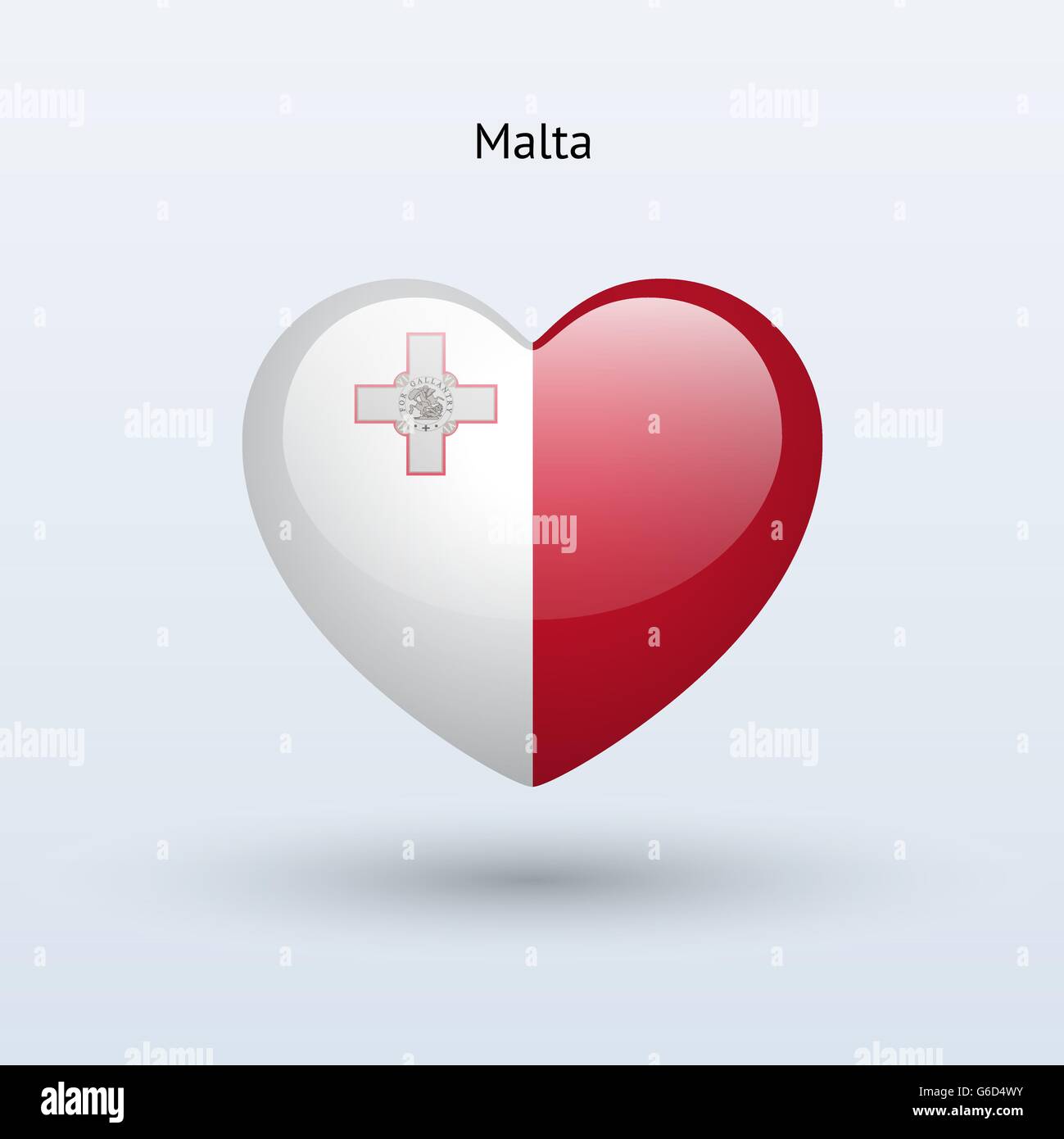 Love malta Stock Vector Images - Alamy