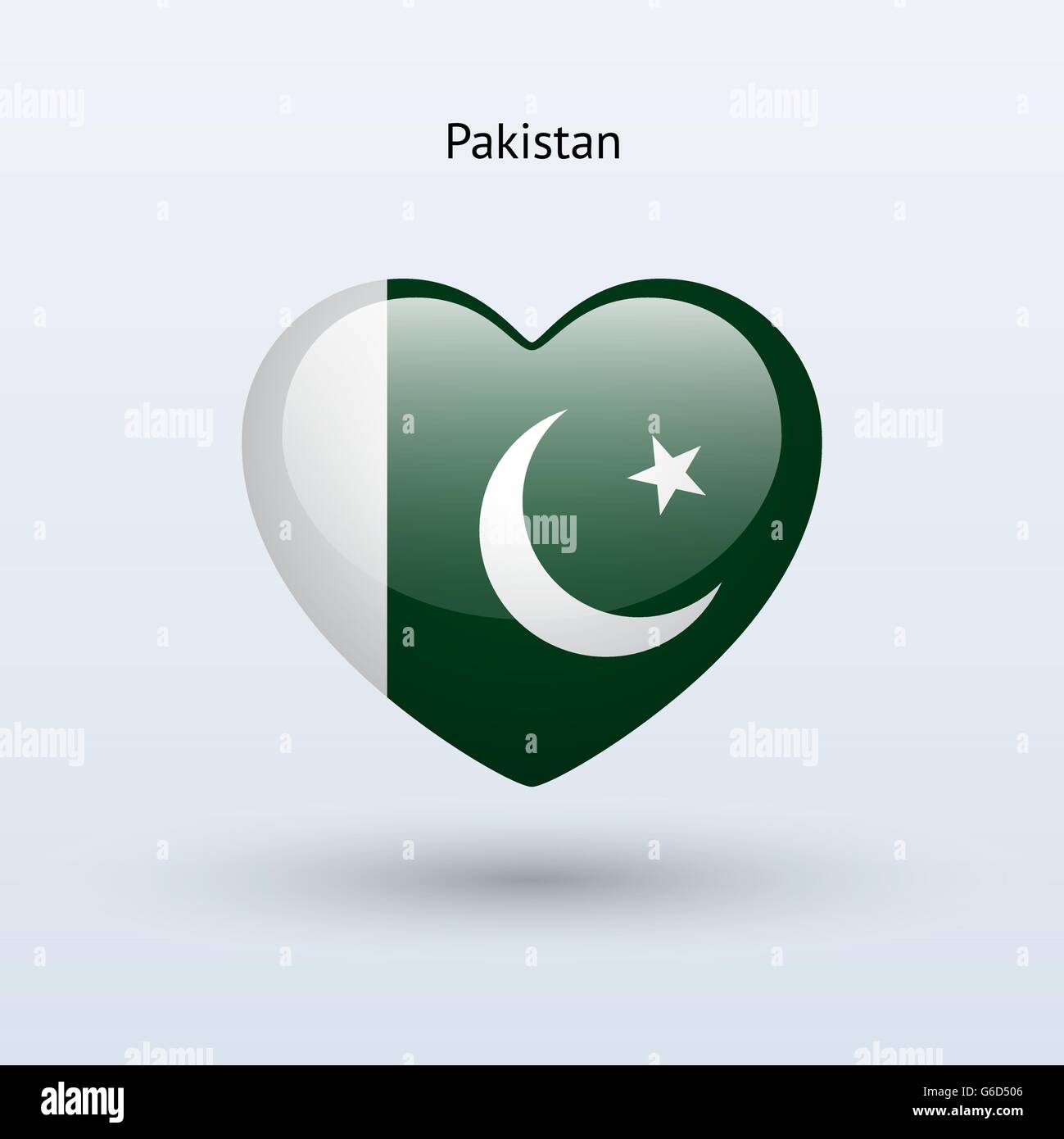 Love Pakistan symbol. Heart flag icon Stock Vector Image & Art - Alamy