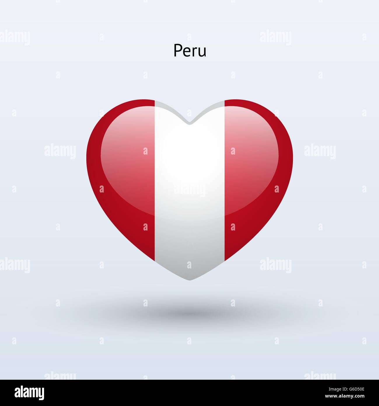 Love Peru symbol. Heart flag icon Stock Vector Image & Art - Alamy