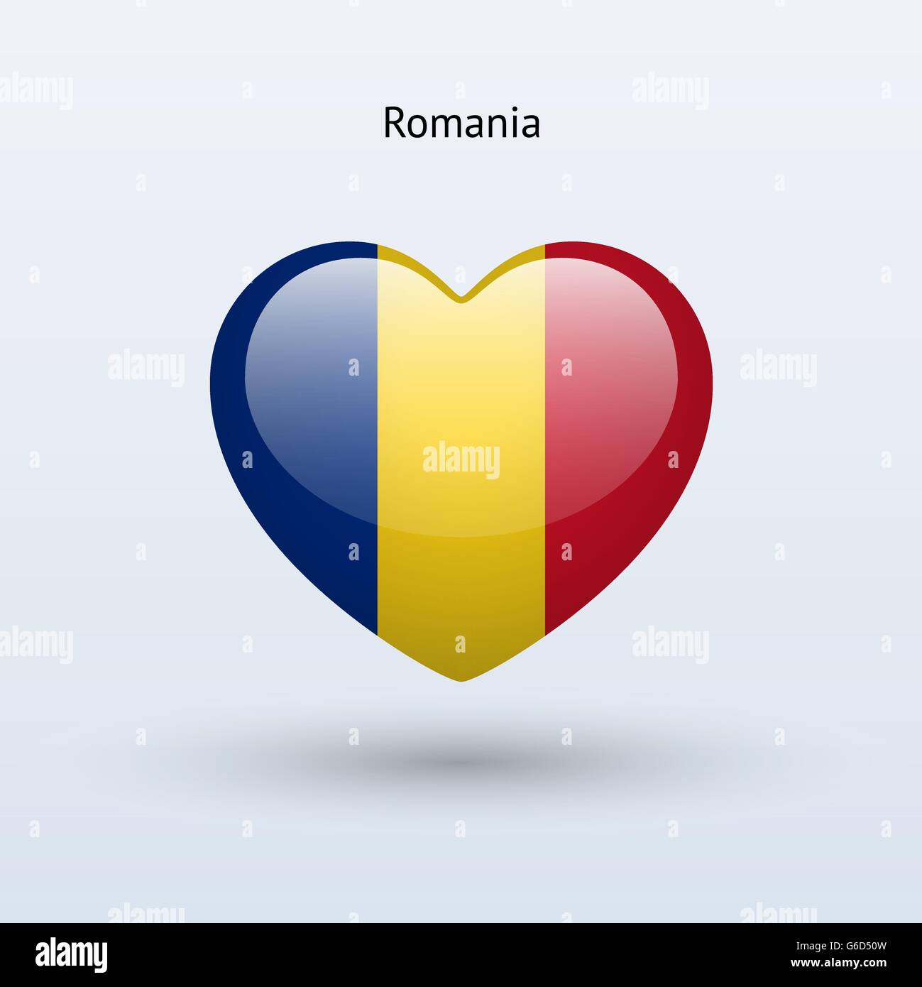 Love romania symbol heart flag hi-res stock photography and images - Alamy