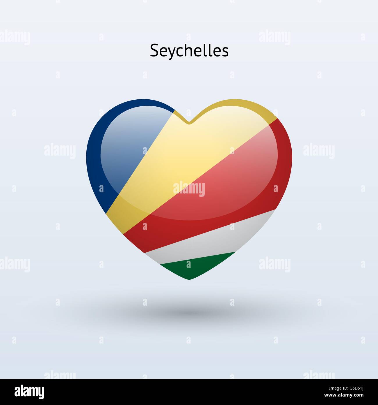 Seychelles flag official colors Stock Vector Images - Alamy