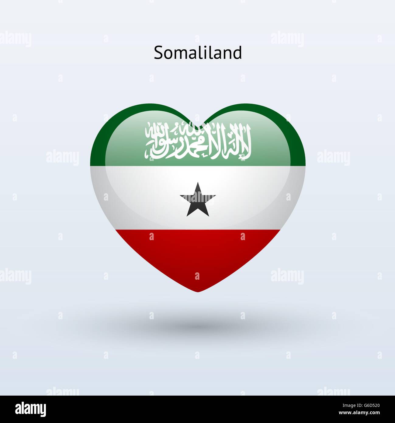 Love Somaliland symbol. Heart flag icon Stock Vector Image & Art - Alamy