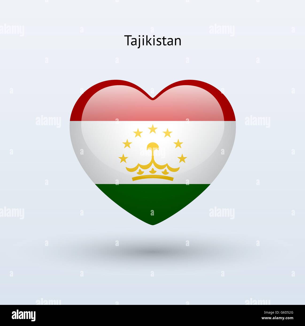 Official tajikistan flag vector Stock Vector Images - Alamy