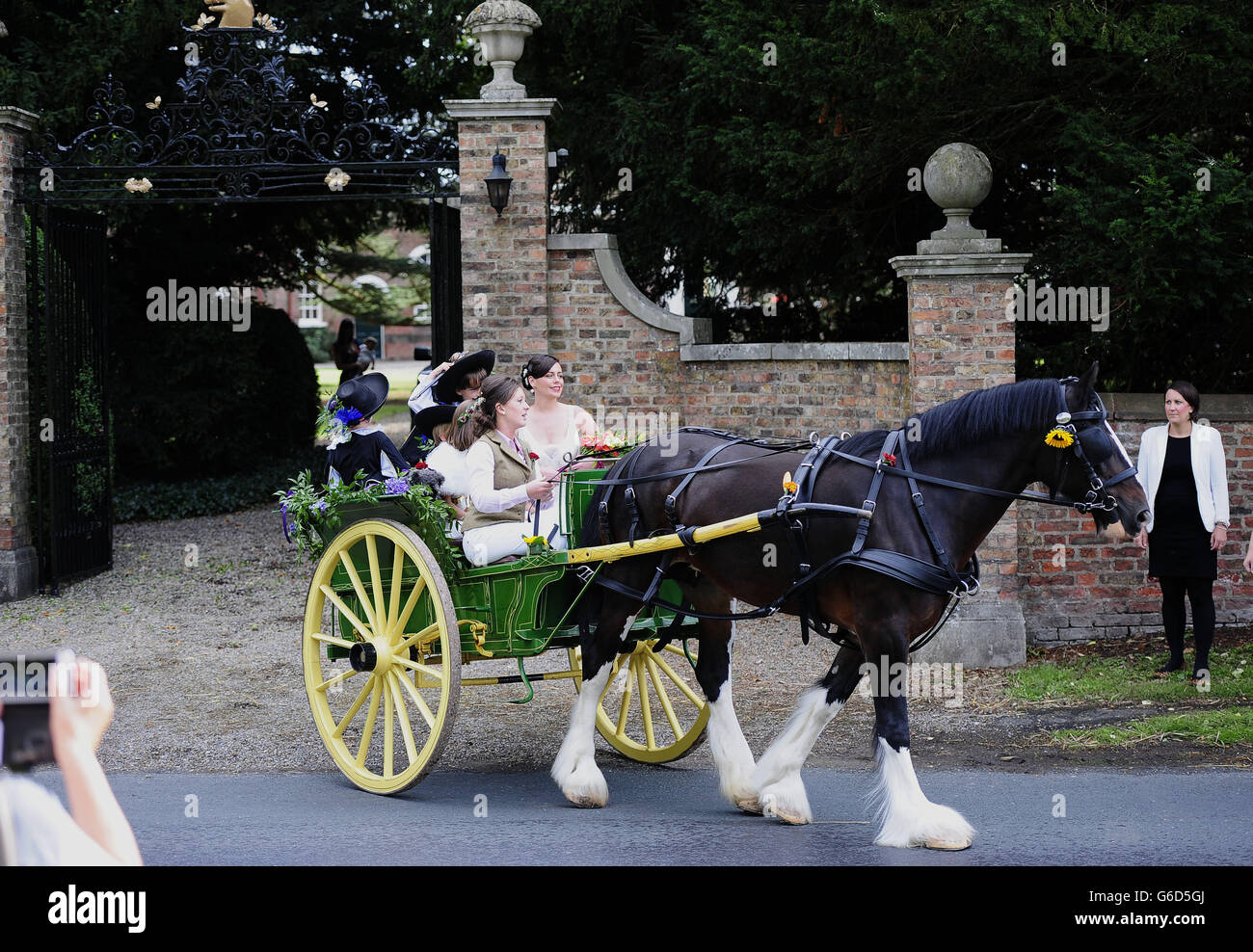 Alice Sheffield wedding Stock Photo - Alamy