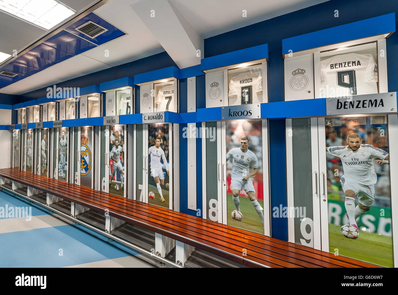 Visiting Santiago Bernabeu Stadium Stock Photo - Alamy