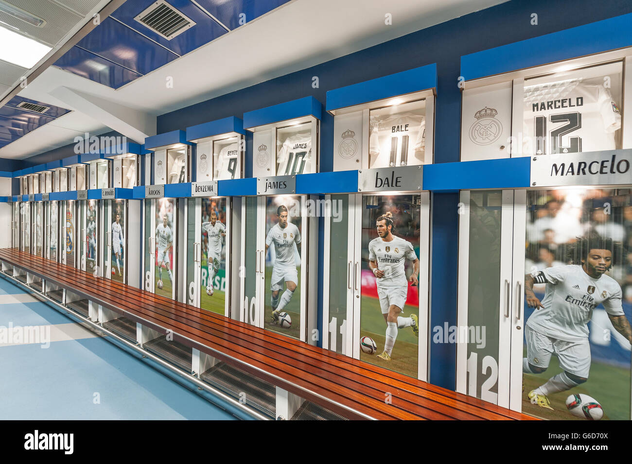 Visiting Santiago Bernabeu Stadium Stock Photo - Alamy