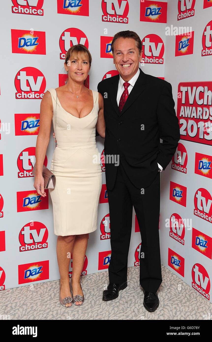 Brian and Anne-Marie Conley arriving for the 2013 TV Choice awards at ...