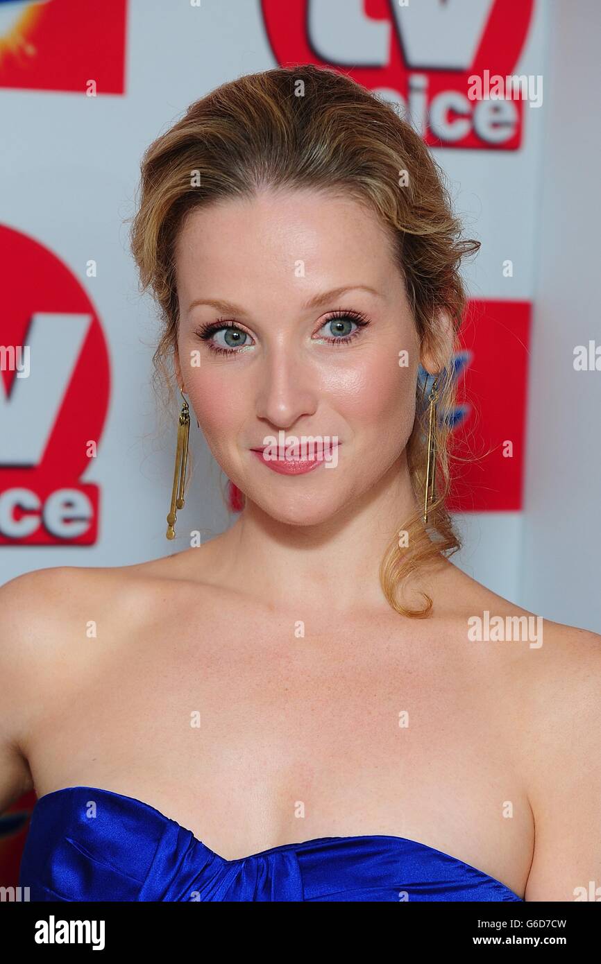 Amy beth hayes arriving tv choice awards dorchester hotel hi-res stock ...