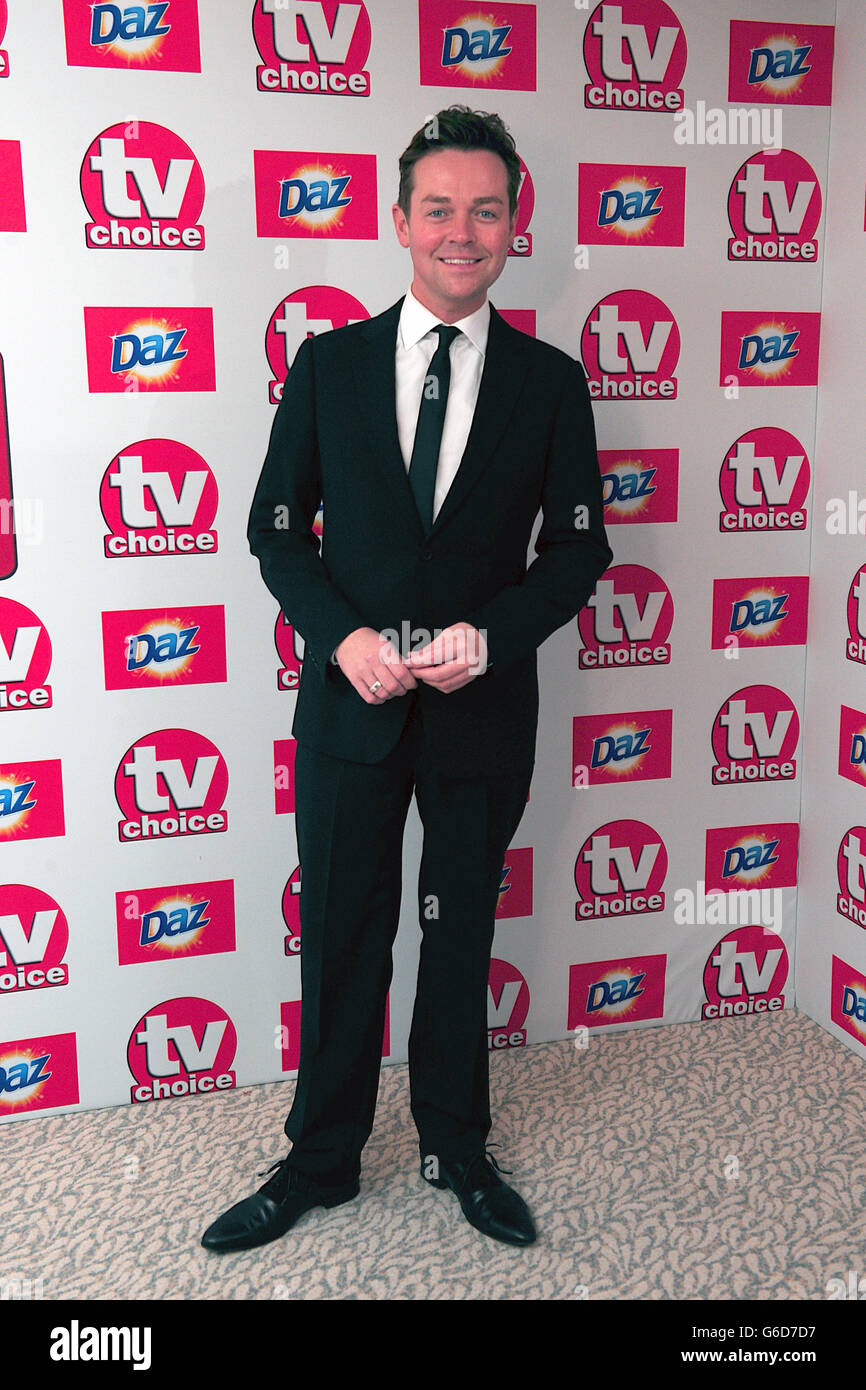 Stephen Mulhern arriving for the 2013 TV Choice awards at the ...