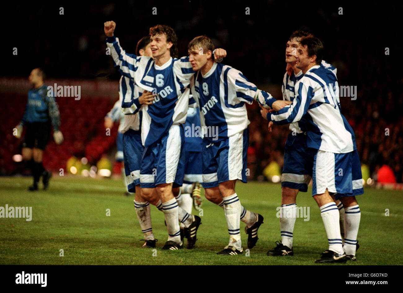 Veretennikov (9) with captain's armband on * ROTOR VOLGOGRAD CELEBRATE ...