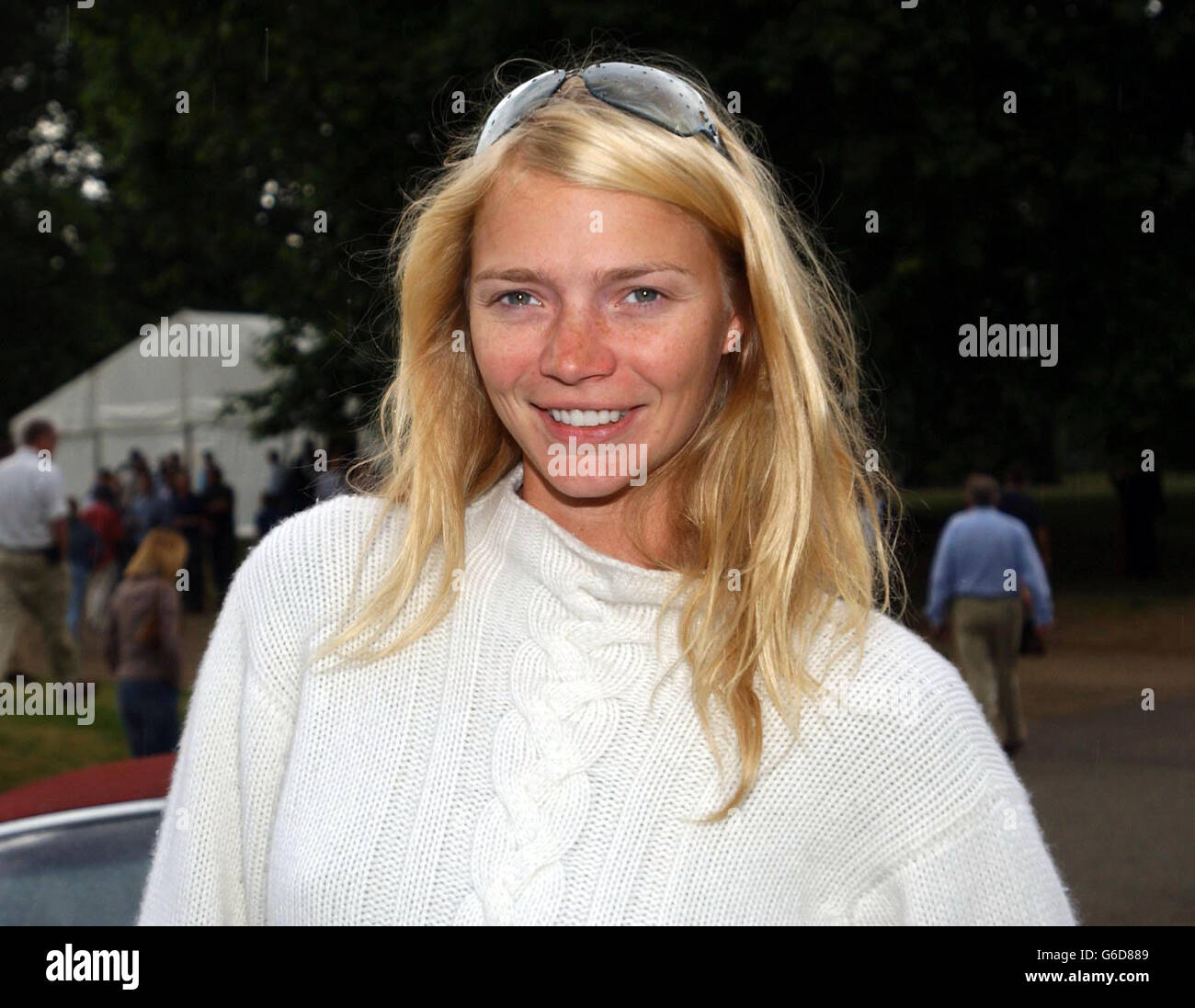 Supermodel Jodie Kidd at the start of the Supercars Run in Hyde Park ...