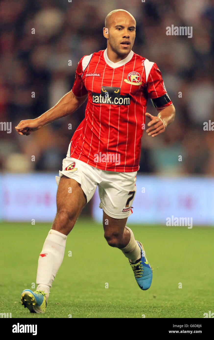 Walsall's Adam Chambers , during the Johnstones Paint Trophy match at ...