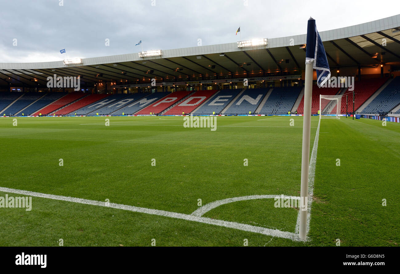 General view inside hampden park stadium hi-res stock photography and ...