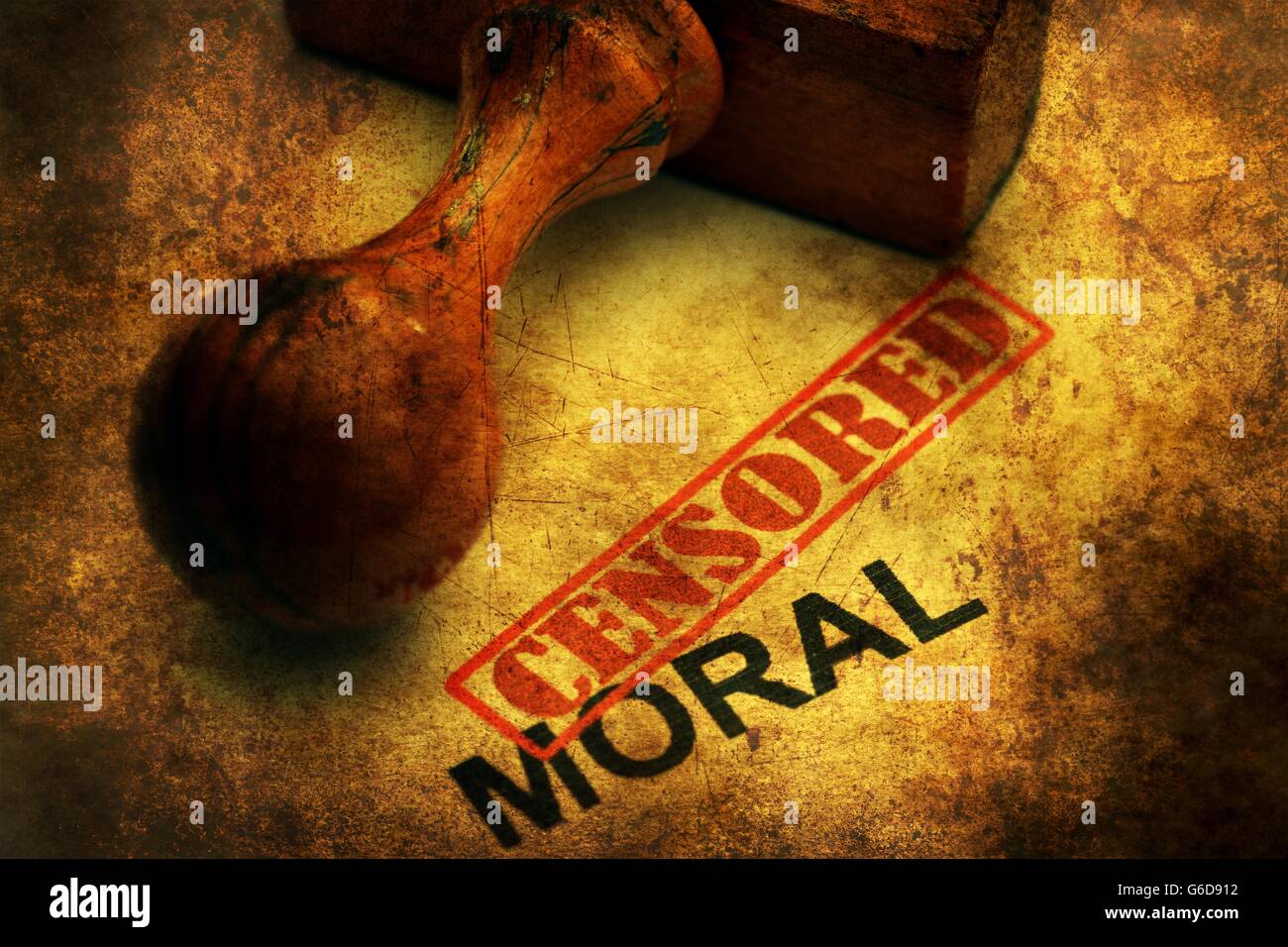 Censored moral grunge concept Stock Photo - Alamy