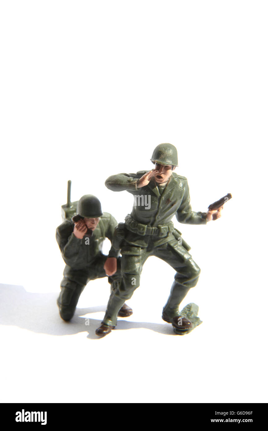 Toy Soldier Commander Stock Photo - Alamy