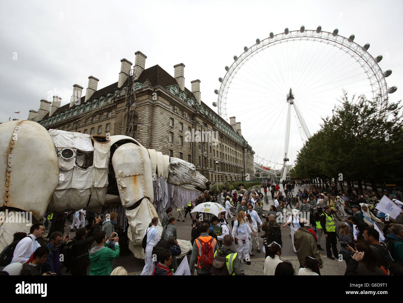 Greenpeace street parade in London Stock Photo - Alamy