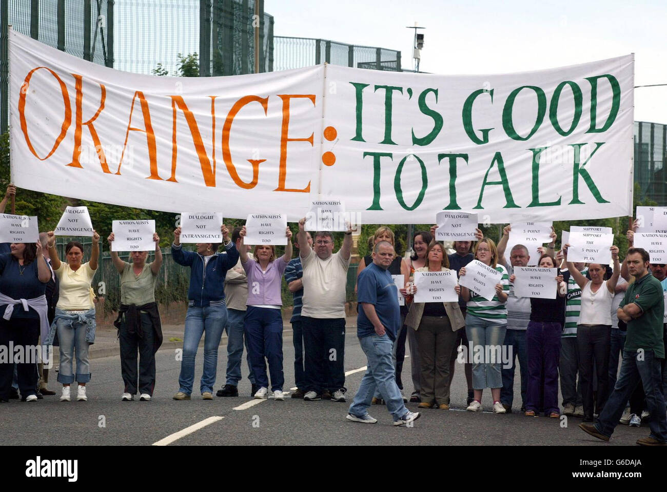 Orange Order parade Stock Photo - Alamy