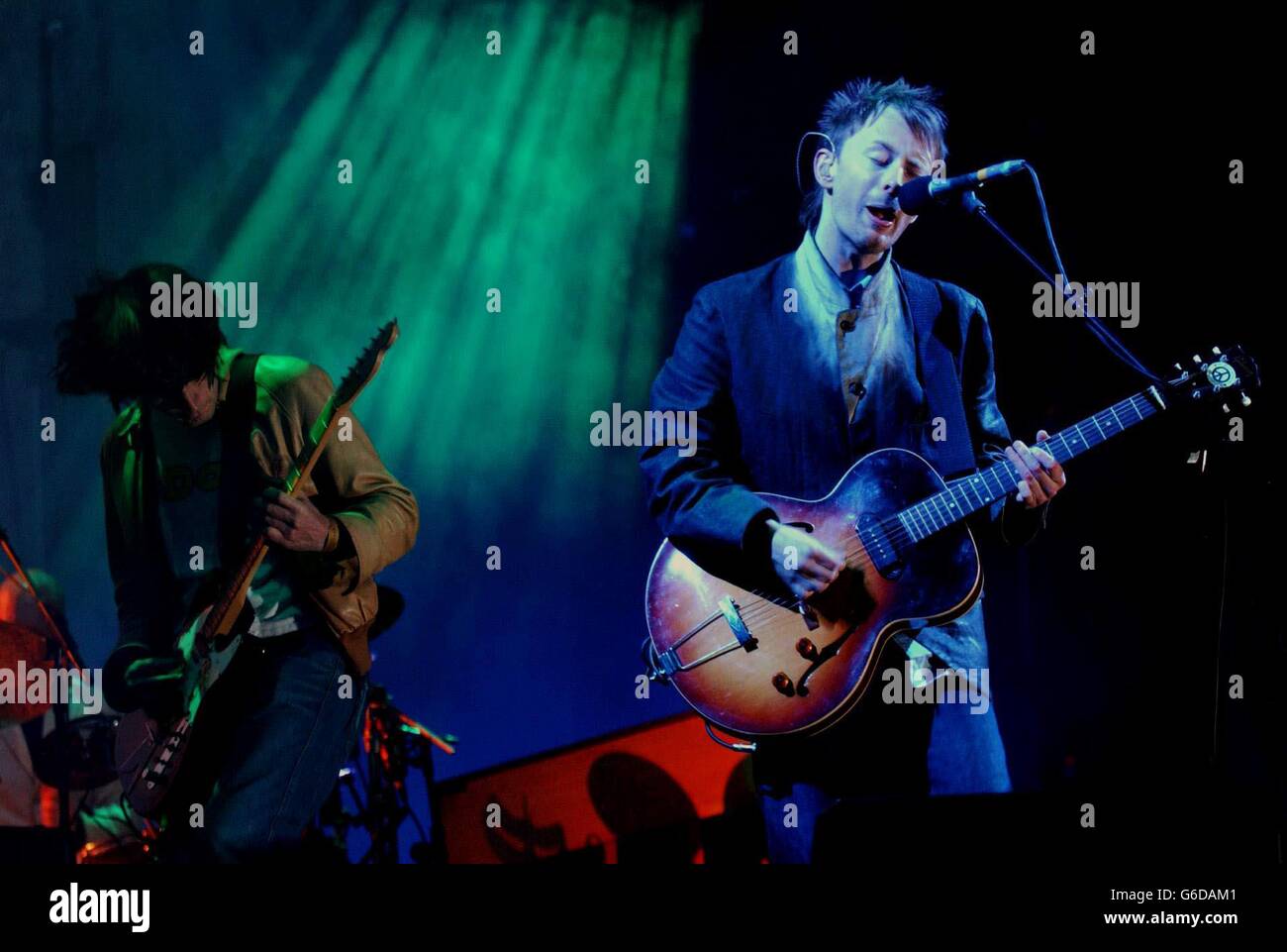 Glastonbury - Radiohead Stock Photo - Alamy