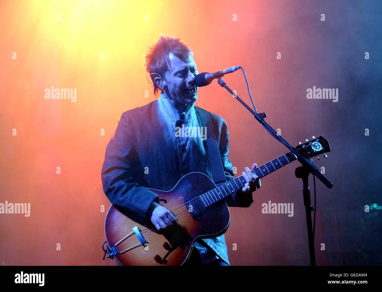 Glastonbury - Radiohead Stock Photo - Alamy